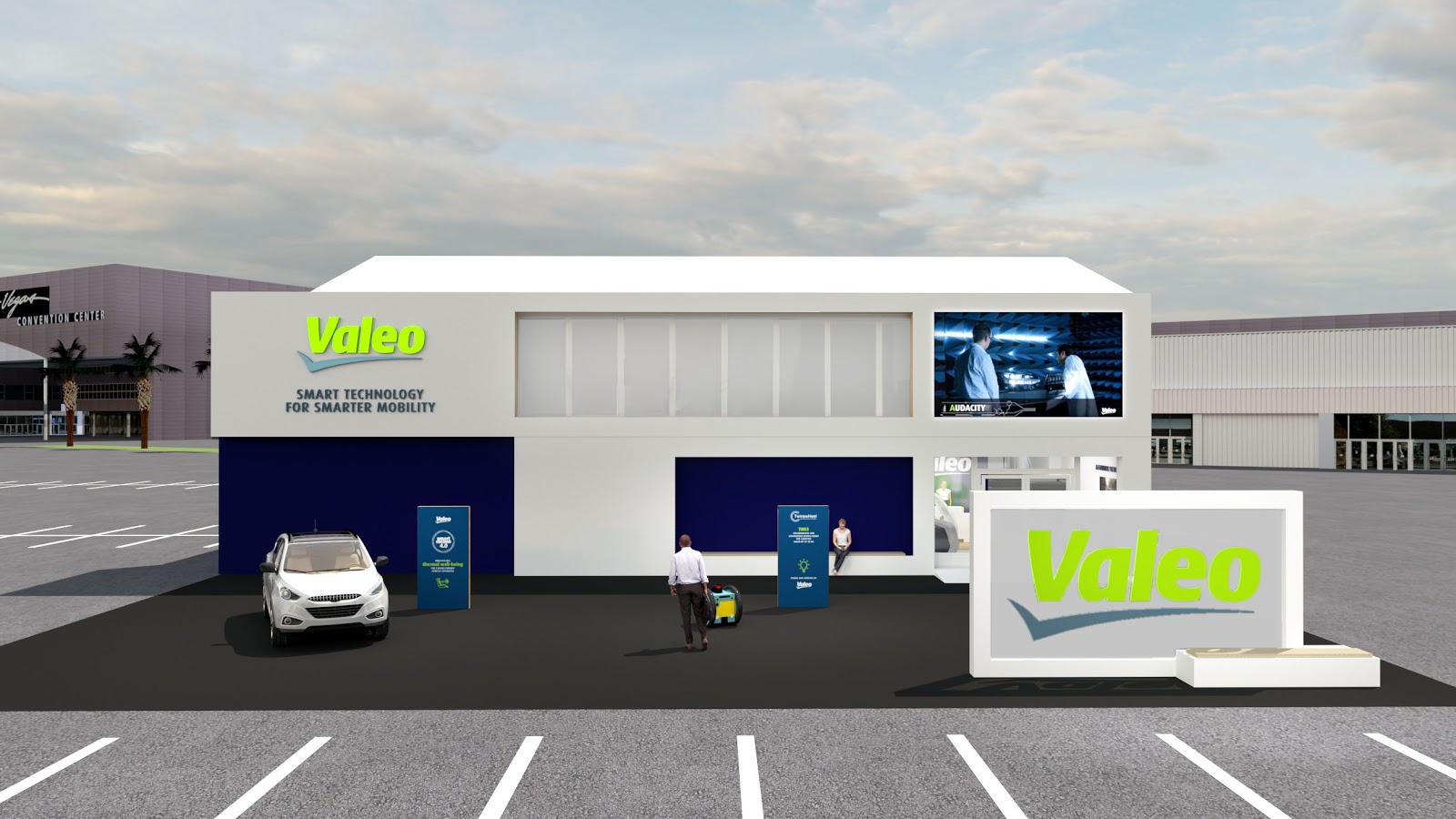 Valeo Unveils Autonomous Electric Delivery Droid At Ces 2020 Vehicle